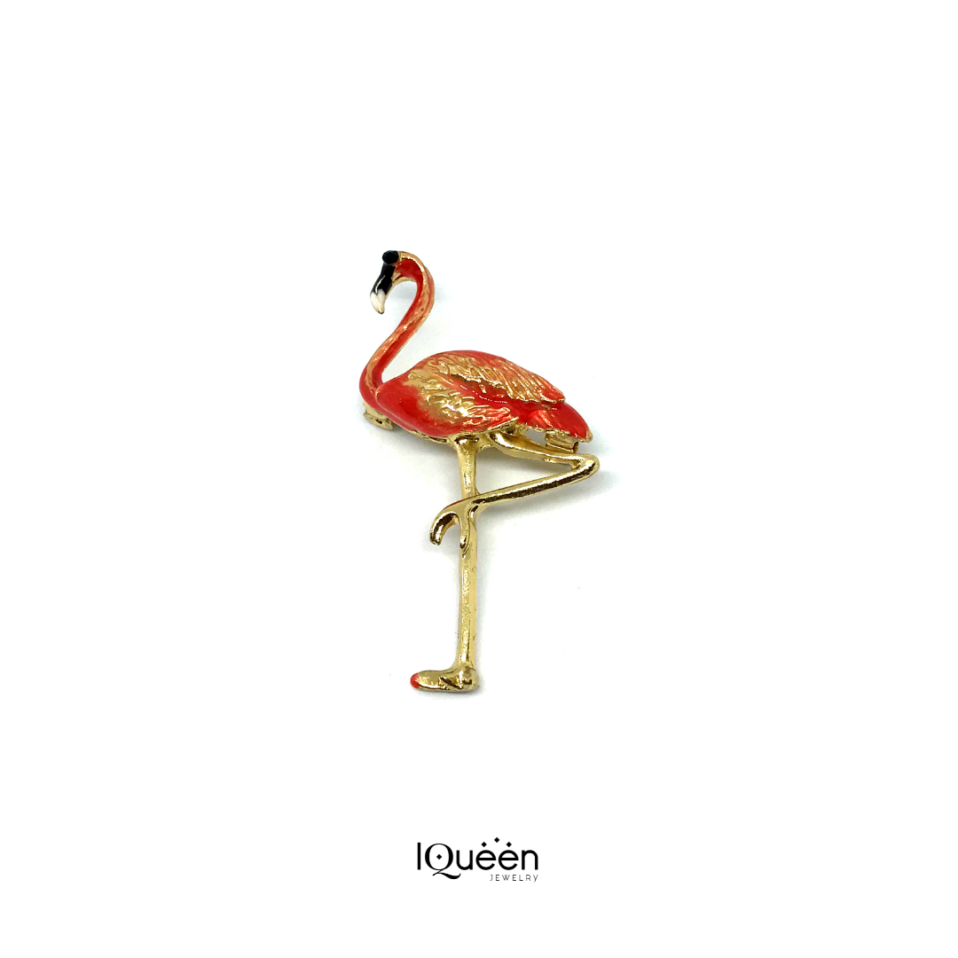 Broche – Flamingo Brooch - IQUEEN