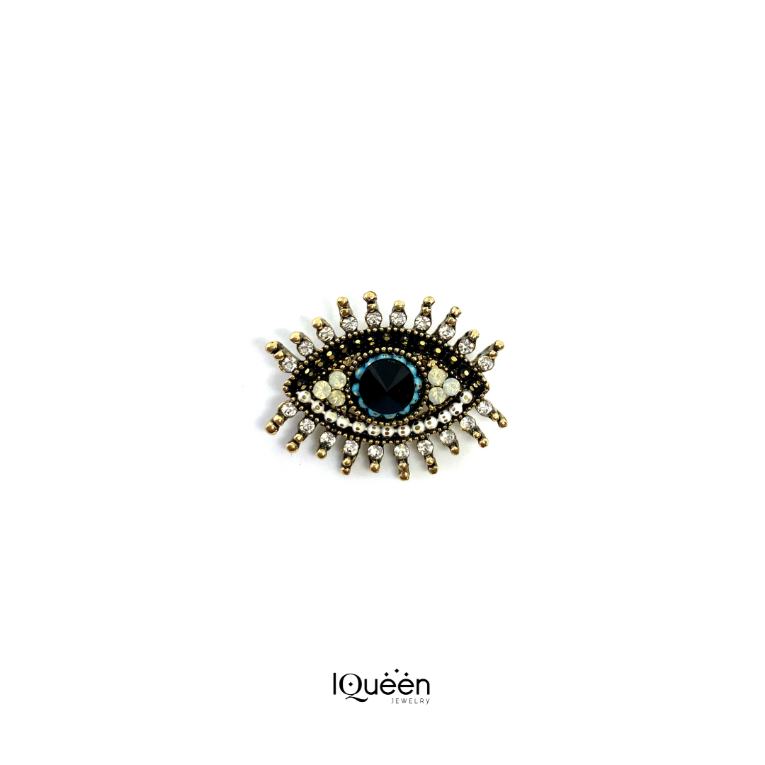 Broche – Bright Blue Eye Brooch - IQUEEN