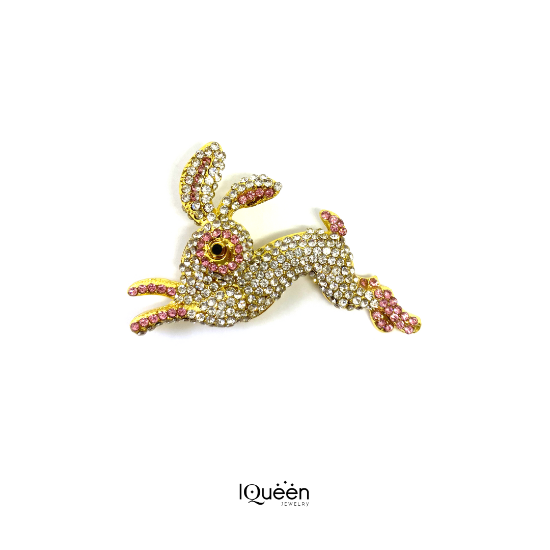 Broche – Bright Rabbit Brooch - IQUEEN